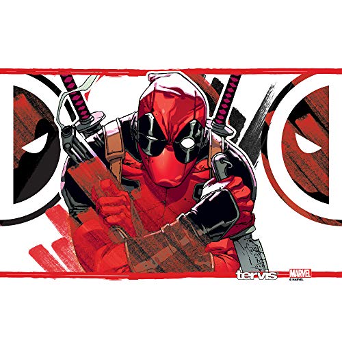 Tervis Triple Walled Marvel - Deadpool Insulated Tumbler Cup Keeps Drinks Cold & Hot, 20oz - Stainless Steel, Iconic