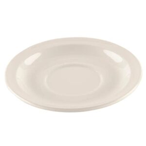 g.e.t. enterprises dc-200-w white 5.75" saucer for dc-100 & dc-101 (pack of 12)