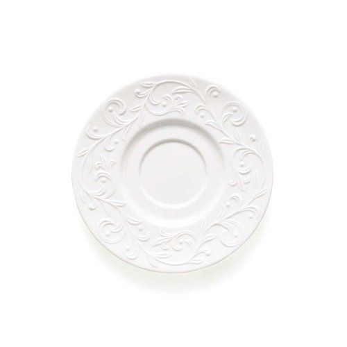 Lenox Opal Innocence Carved Saucer, 0.48 LB, White