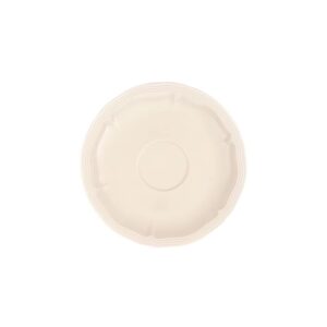 villeroy & boch manoir saucer, premium porcelain, white, 15cm/5.9in