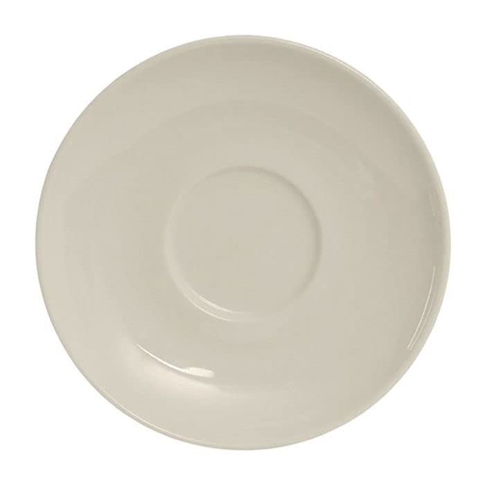 Tuxton China VEE-064 Venice American White 6.5" Saucer - 36 / CS