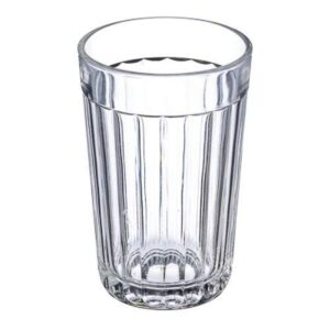 gus-khrustalny world gifts elegant and classic 20-f-facet granyonyi hot tea glass - 8.5 oz, metal holder podstakannik, vintage drinkware, suitable for hot & cold beverages, break resistant