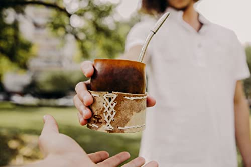 Cebala Yerba Mate Straw - Premium Alpaca Bombilla (for yerba mate cup) - nickel silver straw - Handmade in Uruguay