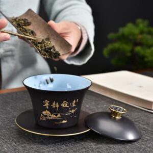 hanaiette gaiwan?china tea cups?Porcelain Cover Bowl?gaiwan tea cup?tea mug (????-????)