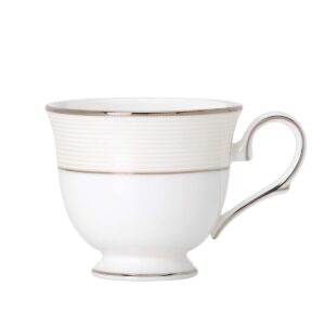 lenox opal innocence stripe teacup, 0.50 lb, tea cup