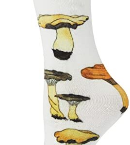 Gift Republic Mushroom Enamel Mug and Socks Set, Off-white