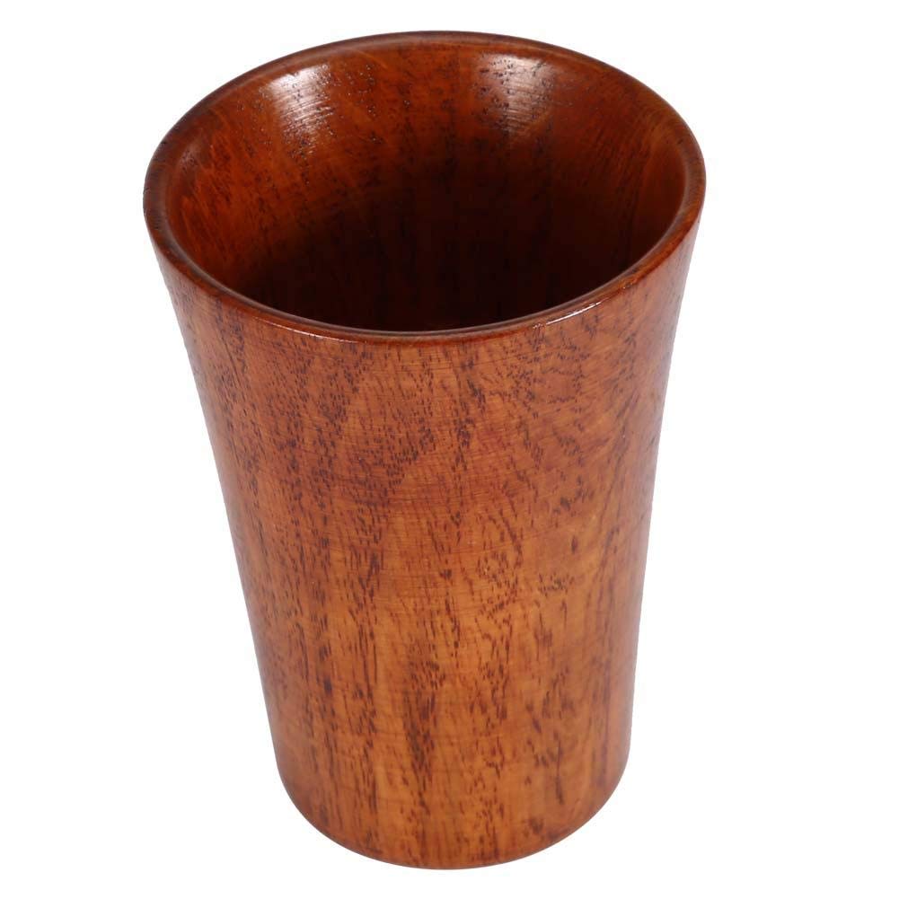 Delaman Jujube Wood Tea Cup, Handmade Primitive Top-Grade Natural Wooden Tea Drinking Cup For Beer, Coffee Cup,Milk Container