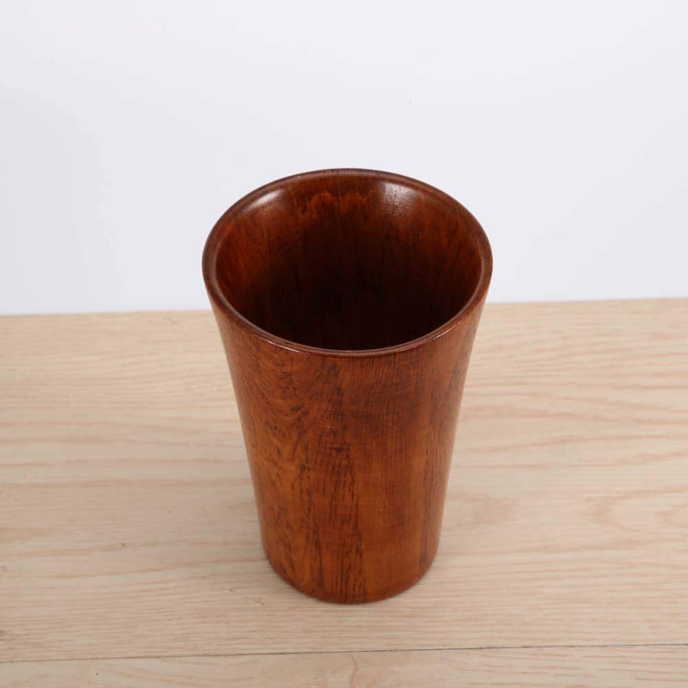 Delaman Jujube Wood Tea Cup, Handmade Primitive Top-Grade Natural Wooden Tea Drinking Cup For Beer, Coffee Cup,Milk Container