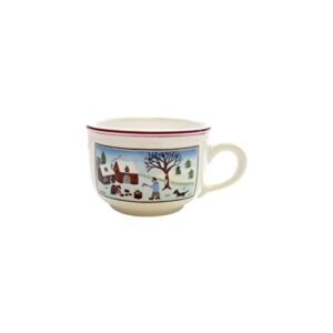 villeroy & boch naif christmas tea cup