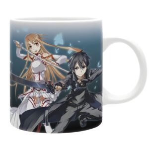 abystyle - sword art online - mug - 320ml - asuna & kirito