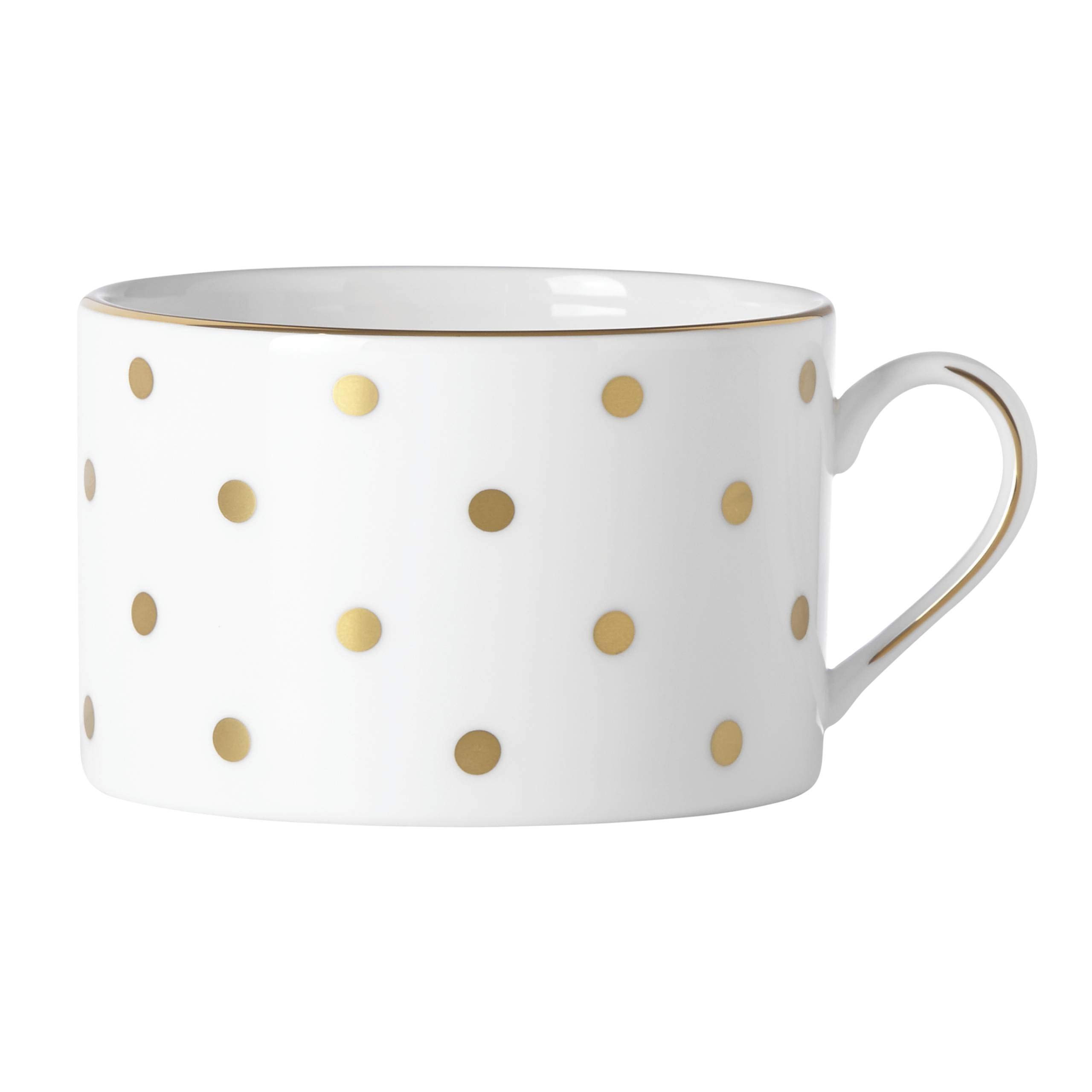 Kate Spade Larabee Road Gold Cup, 0.35 LB, Metallic