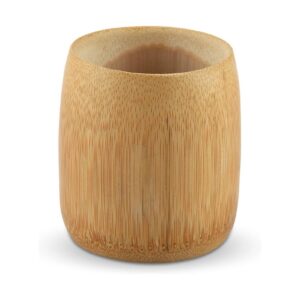 herchr natural wooden tea cups, japanese style tea cup beer mug coffee mug solid wood teacups bamboo wine mug for drinking tea coffee wine beer hot drinks, 80-120ml