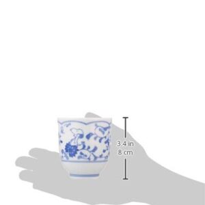 Sunupii 630132 Indigo Arabesque Porcelain Teacup, Comes in a Presentation Box