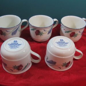 Lenox Chinastone Poppies on Blue coffee/tea cup