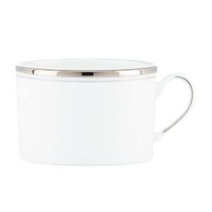 kate spade new york library lane platinum cup, 0.40 lb, white