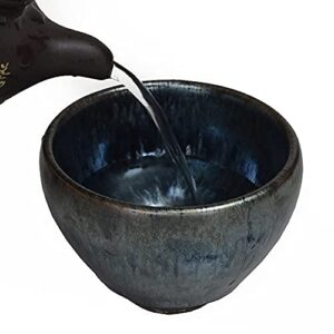 Chinese Kungfu Teacup 6oz Tea Bowl Temmoku Jianzhan Cup (6oz)