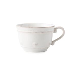 juliska berry & thread tea cup - whitewash