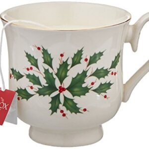 Lenox Holiday Teacup with Candle, Pine