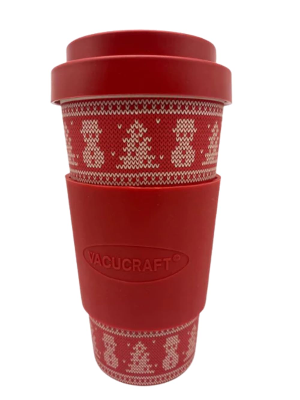 Red Snowflake Coffee & Tea Cup - Christmas Holiday Collection