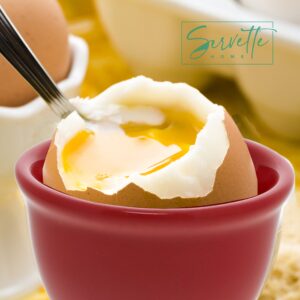 Soft Boiled Egg Cups Set of 2 Red