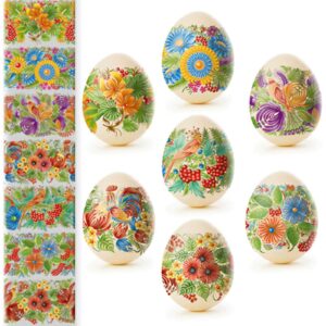 Lot of 5 Egg Wrap - Easter Egg Sleeves - Easter Egg Wrappers - Easter Egg Shrink Wrappers - Russian Easter Egg Wraps - Ukrainian Easter Eggs - Pysanky Egg Decorations - Orthodox Easter Egg Arounds