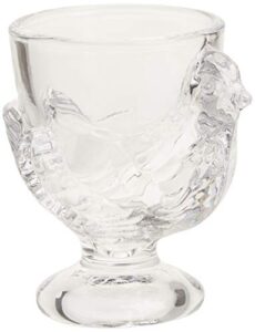 abbott collection glass chicken egg cup