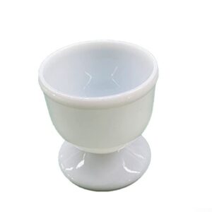 Egg Cup Set of 4 Holder Breakfast Boiled Cooking Easy to Clean Childhood Memories Kitchen White Egg Cup Holder