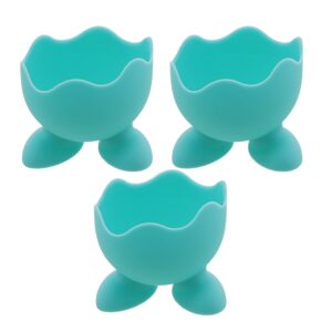 silicone egg cups - set of 3