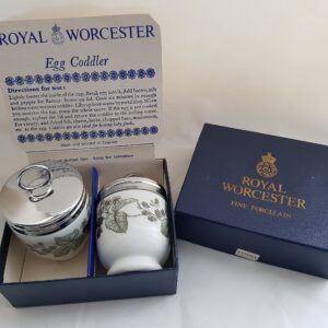 Royal Worcester Egg Coddler Pair Lavinia Berries Pattern