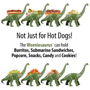 Funwares Original Weeniesaurus – Perfect for Hot Dogs, Sandwiches, Burritos, Candy, Cookies & Much More