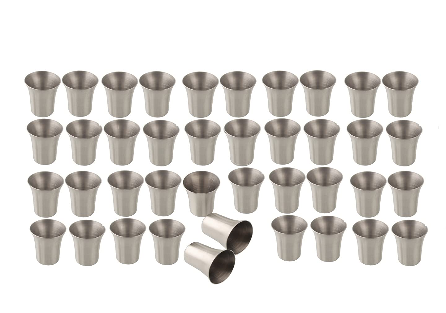 Mayur Exports Communion Ware Set of 120 Small Holy Cups Stainless Steel Communion Fellowship Cups