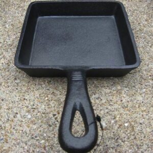 Old Mountain Square Single Serve Cast Iron Skillet - Preseasoned Set of 6