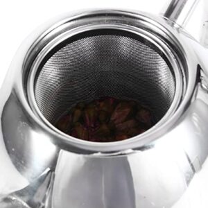 Teapot Coffee Pot Kettle With Filter Large Capacity Beverage Serveware Coffee Servers Stainless Steel Durable(1500ml)