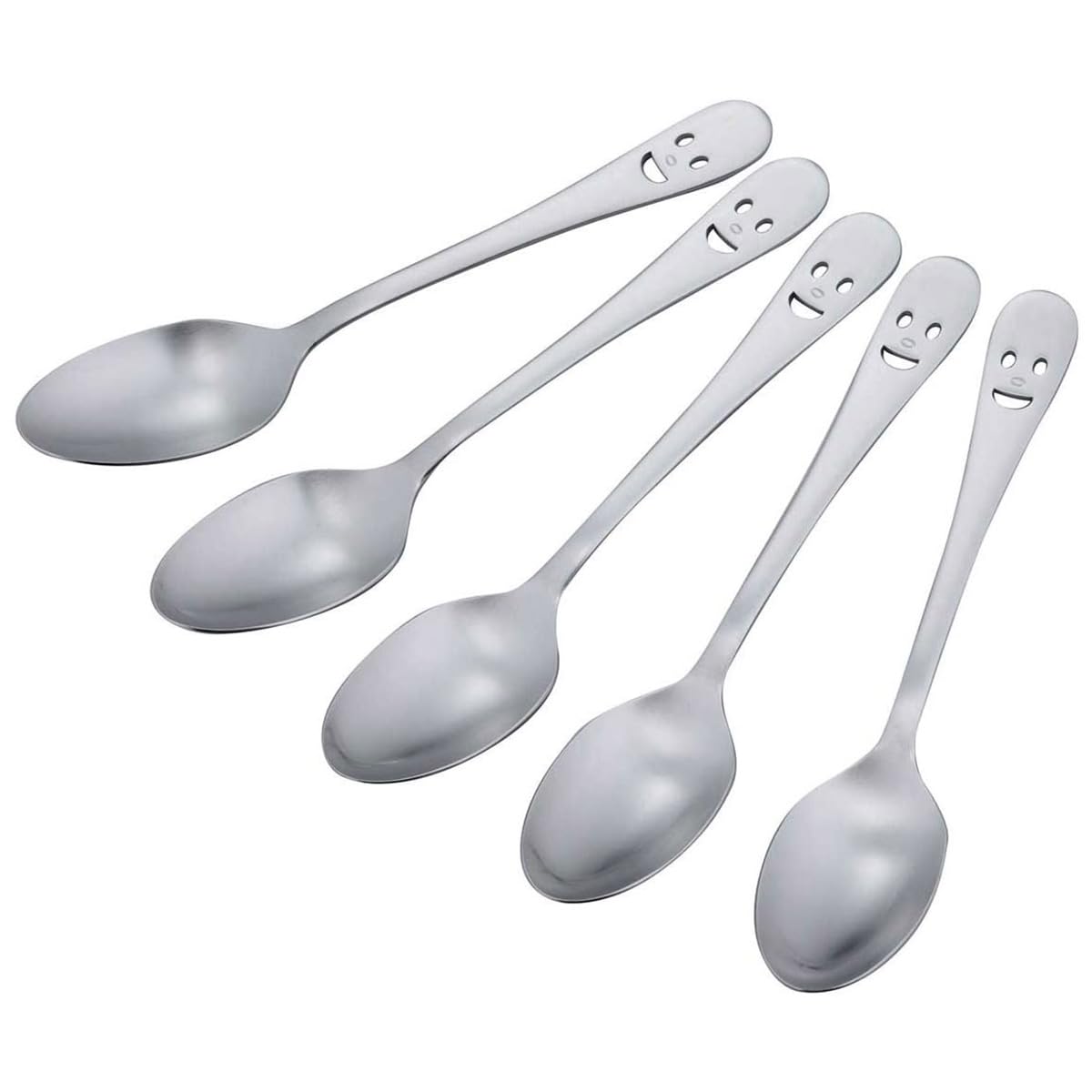 Shimomura Kihan 25389 Tsubamesanjo Curry Spoon, Total Length 6.9 inches (17.5 cm), Stainless Steel, Set of 5, Made in Japan