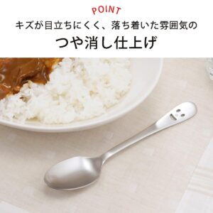 Shimomura Kihan 25389 Tsubamesanjo Curry Spoon, Total Length 6.9 inches (17.5 cm), Stainless Steel, Set of 5, Made in Japan