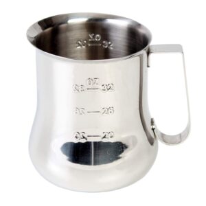 thunder group slmp0040 espresso milk pitcher with measuring scale, 40-ounce