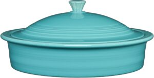 homer laughlin tortilla warmer, turquoise