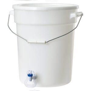 beverage dispenser white bpa free polypropylene 6 gallon