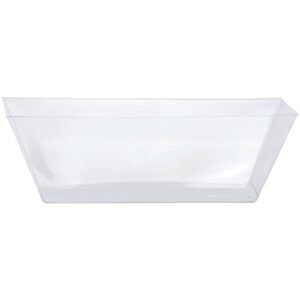 american metalcraft melsq94 melamine 9.5" square bowl, 125-ounce, white