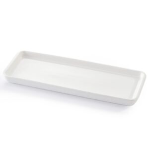 ceramic dessert plate,serving trays,bathroom tray,cosmetics dish,vanity tray,candle tray, simple style rectangle tray suit for dessert table kitchen countertop bathroom