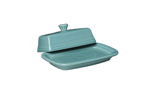 Fiesta Covered Butter Dish, X-Large, Turquoise