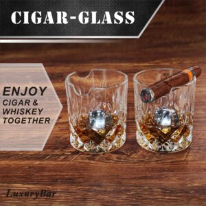 Cigar Whiskey Decanter Sets for Men with 4 Chillball & Bamboo Tray,Whiskey Decanter Set Liquor Decanter Whiskey Set Gifts for Men,Tequila Decanters for Alcohol,Bourbon Decanter