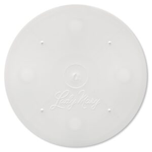 Ateco Lady Mary Plastic Cake Separator Plates, Set of 2: 8-Inch, White