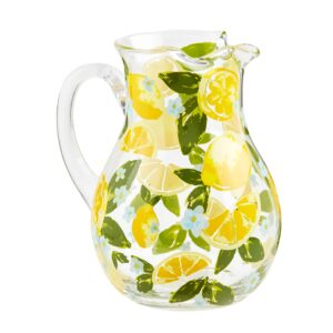 mud pie lemon pitcher, 100 oz