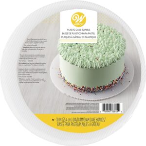 Wilton 10-Inch White Cake Boards, 9 Count