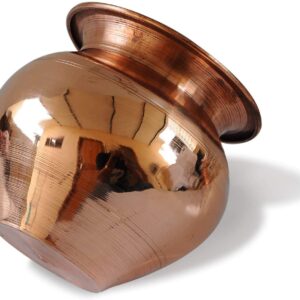 SWARA ONLINE Handmade Copper Lota for Puja PHandmade Copper Lota Kalash Copper Kalash