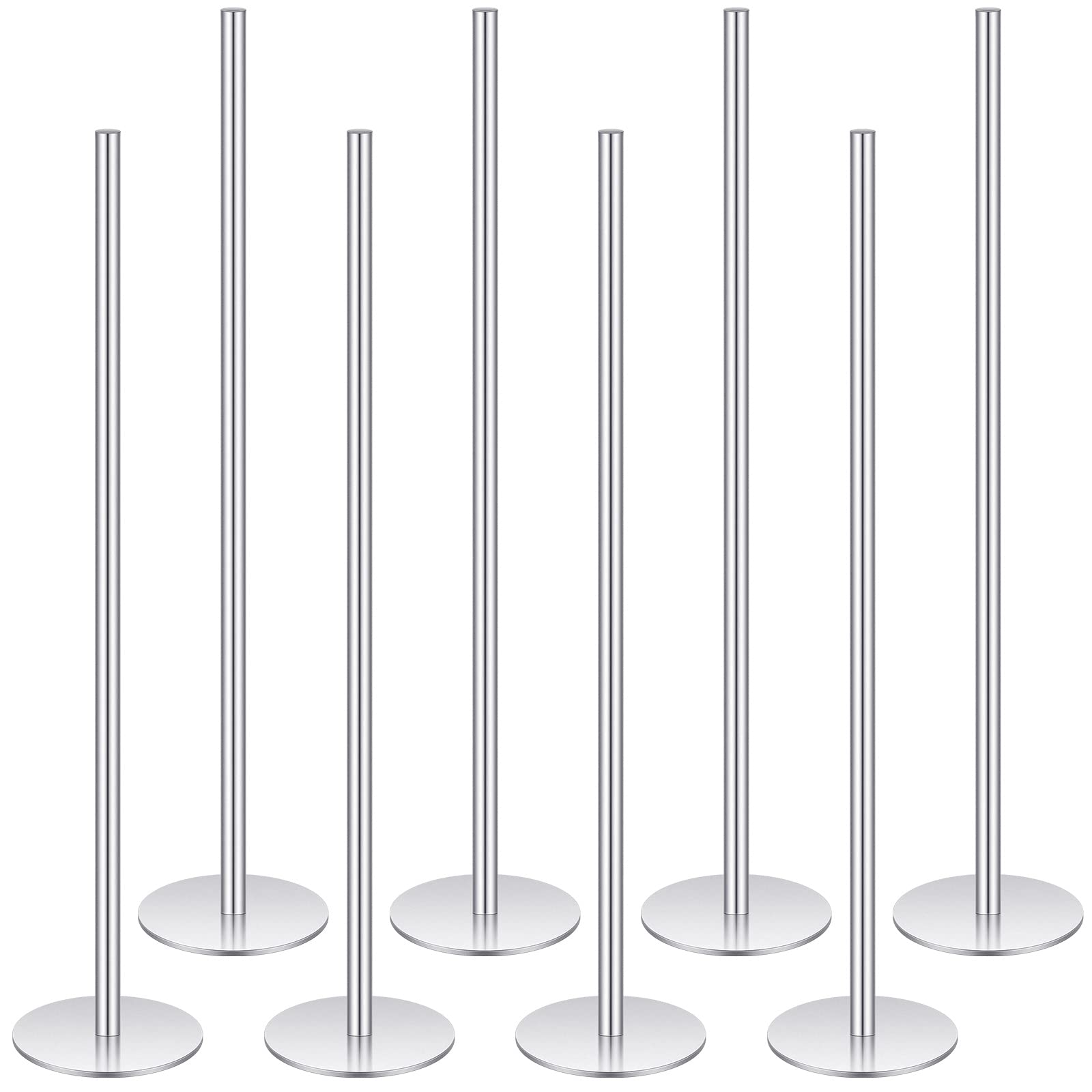 Cake Heating Rod 5.71 Inch Sliver Baking Nails for Baking Stainless Steel Heating Core for Cakes Baking Stick Supplies (8 Pcs)