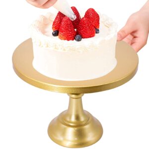 4Pcs Metal Cake Stand and Trays Metal Cupcake Holder Fruits Dessert Display Plate for Wedding Birthday Party Baby Shower Celebration Home Decor Gold