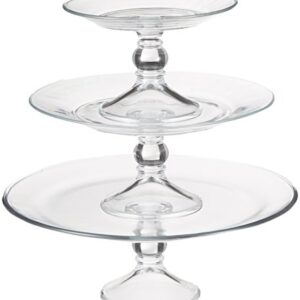 Selene 3 Tier Glass Platter