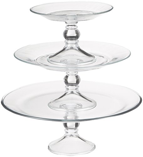 Selene 3 Tier Glass Platter